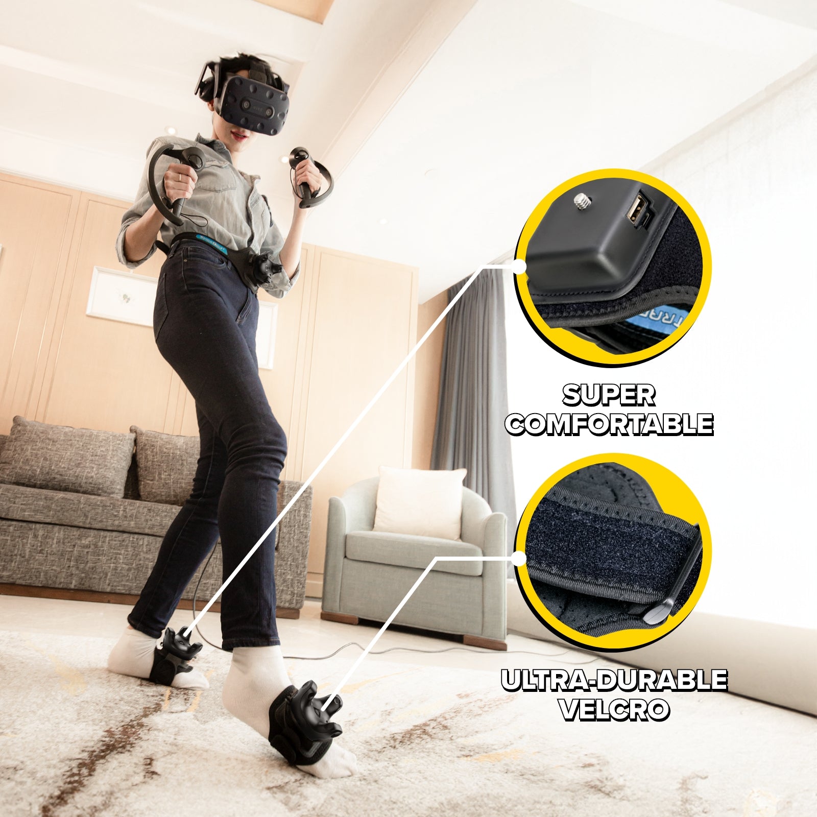 Trackstrap Plus for VIVE Tracker + Dance Dash Steam Key