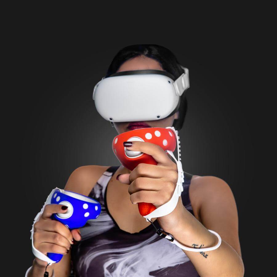 Saber Grips for Oculus Quest 2 Controllers | Rebuff Reality